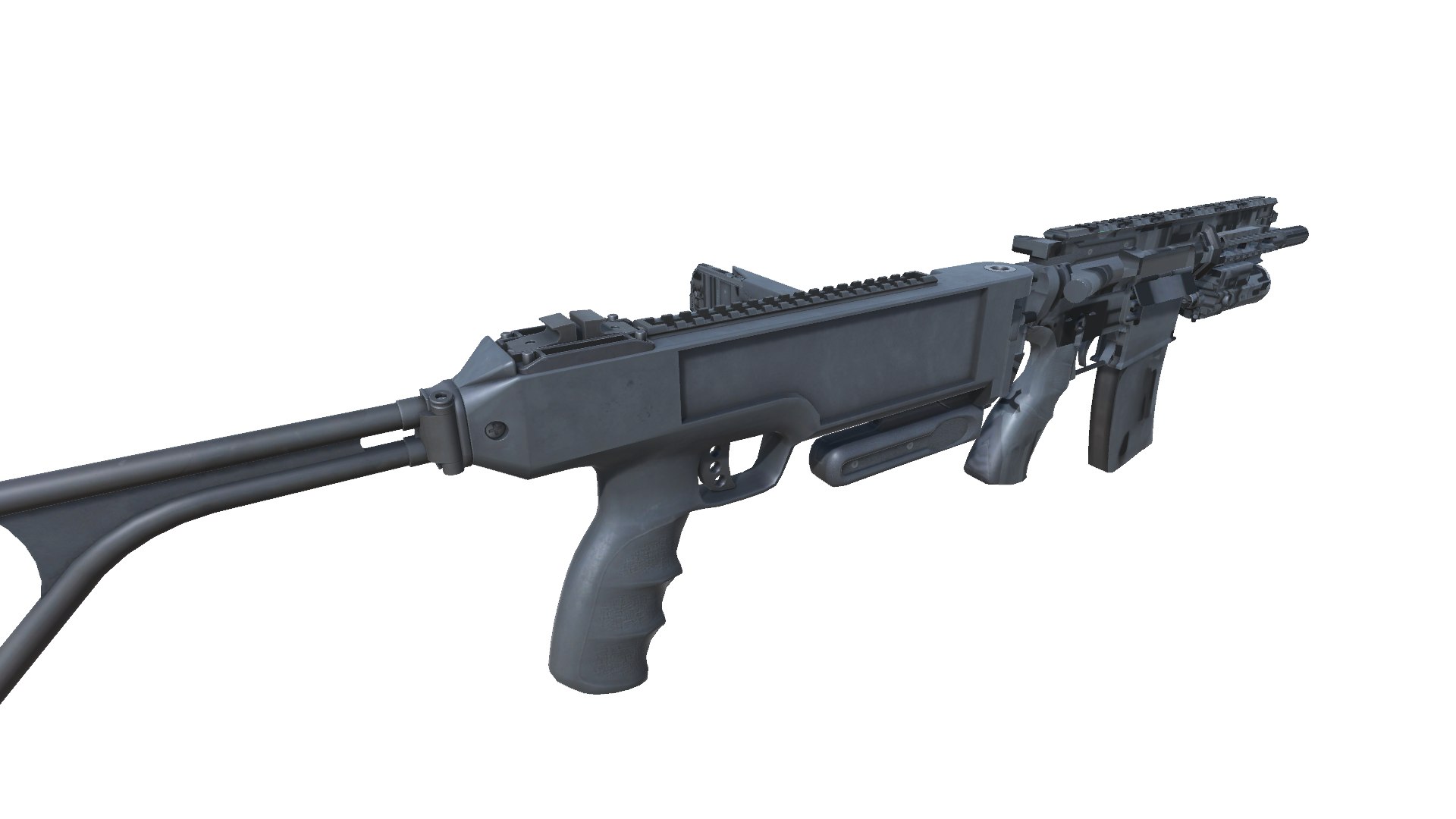 38-Corner Shot Gilboa-gun Model 3d Game Ready Model Low-poly 3D Model ...