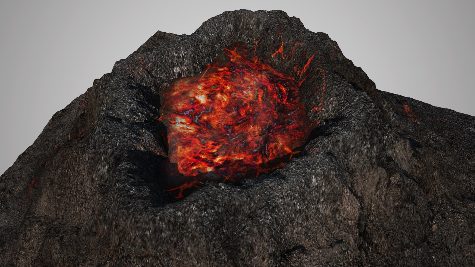 Volcano 3D Model - TurboSquid 1303864