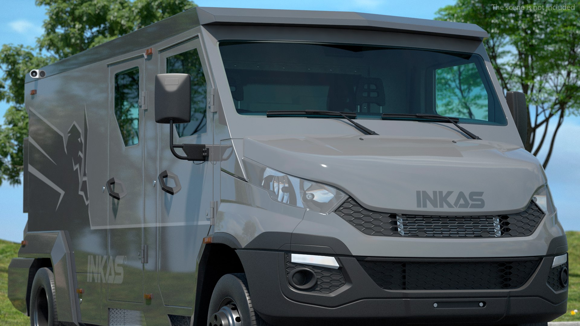 INKAS Armored Vehicle Rigged 3D - TurboSquid 1990717