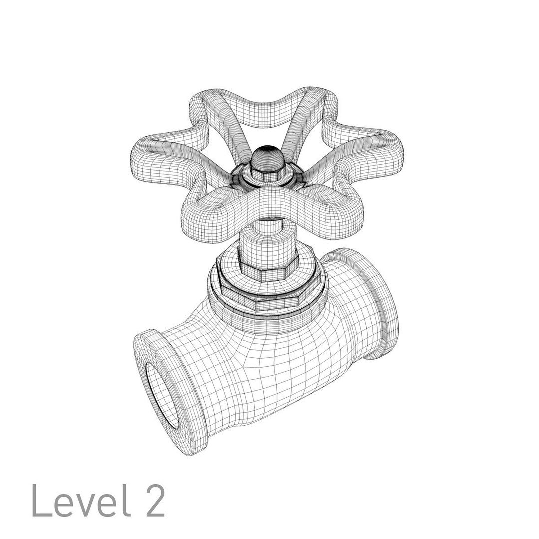 Pipe Valve Assembly 3D Model - TurboSquid 1333876