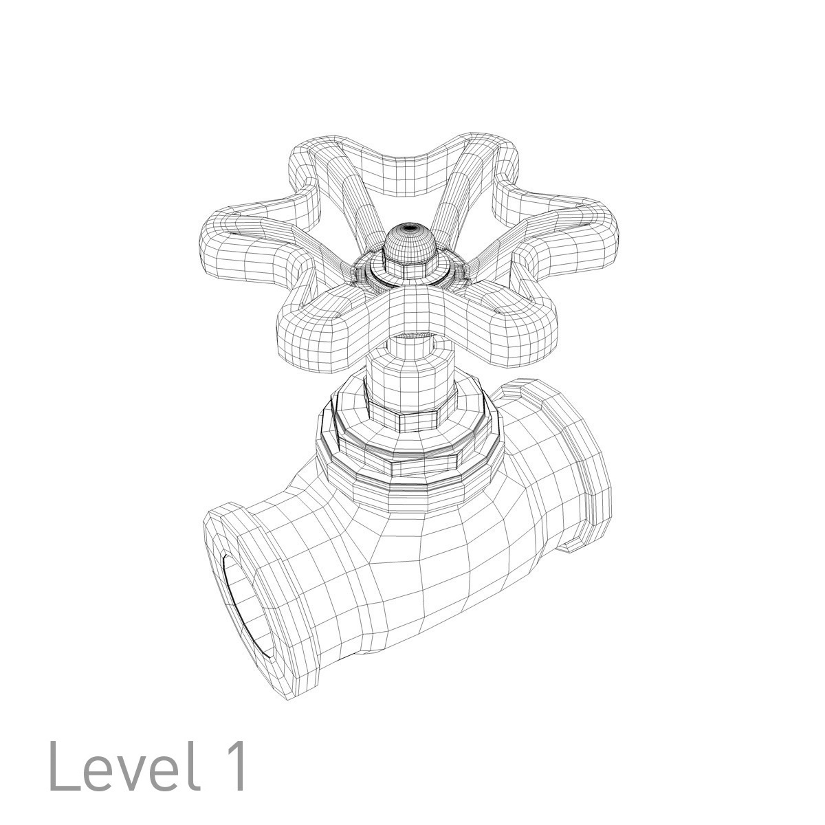 Pipe valve assembly 3D model - TurboSquid 1333876