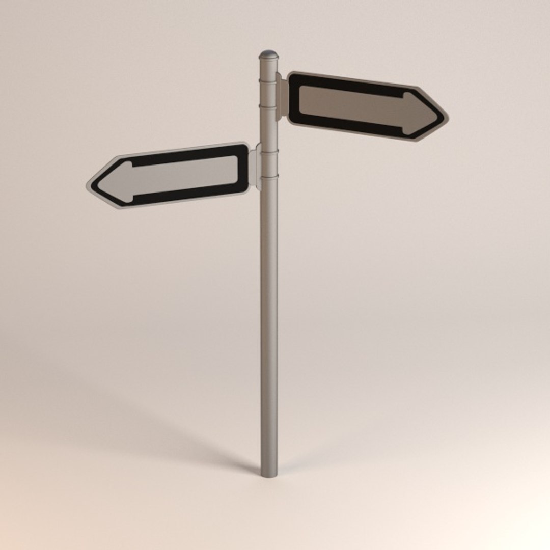 traffic sign 3d 3ds