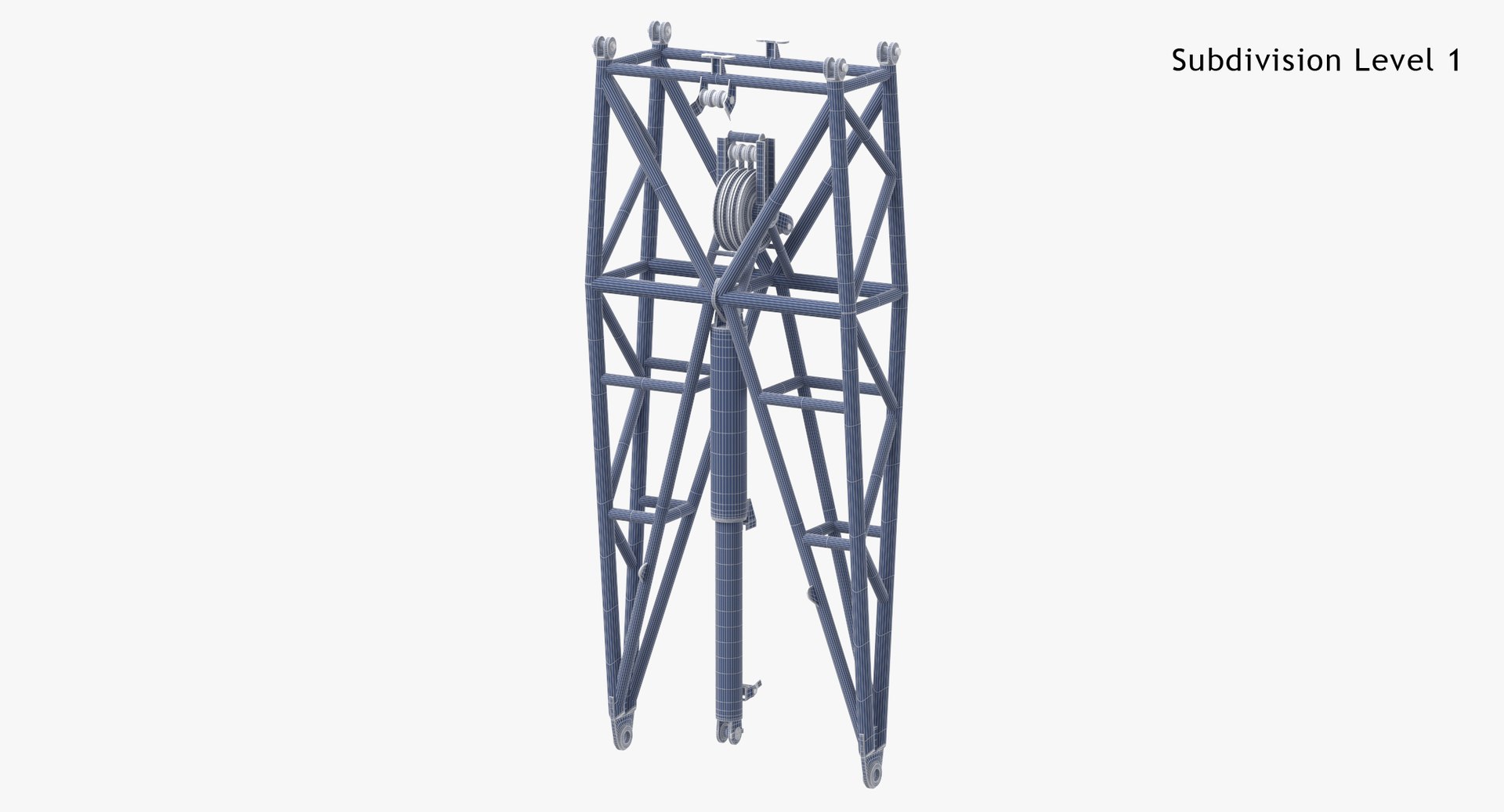 Crane Wa Frame 1 3D Model - TurboSquid 1710516