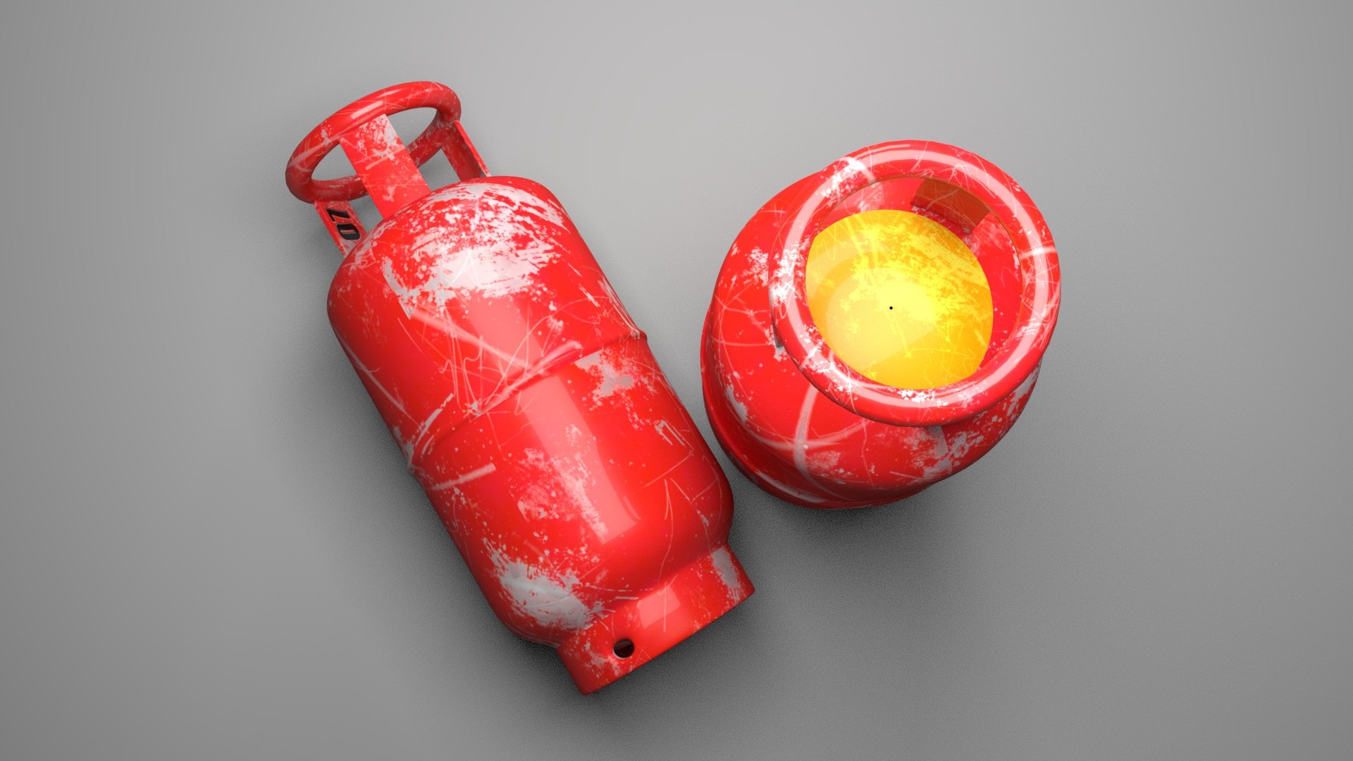 LPG Gas Cylinder Model 3D Model 3D - TurboSquid 1855479