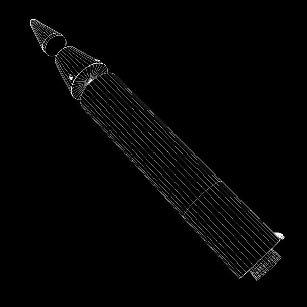 3dsmax army jupiter missile