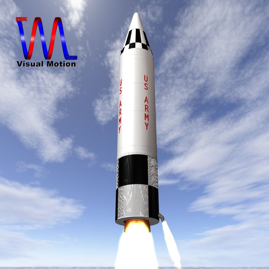 3dsmax Army Jupiter Missile