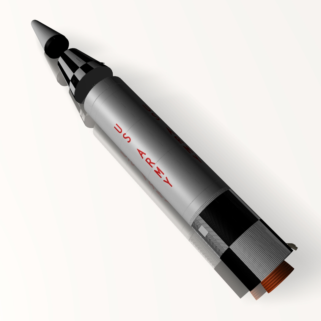 3dsmax army jupiter missile