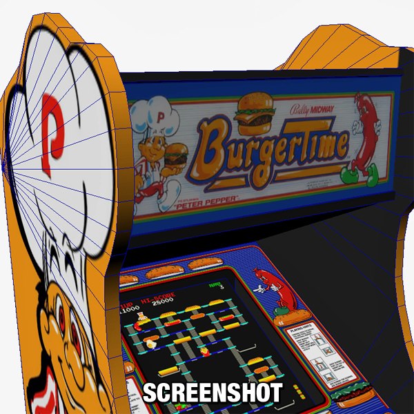 1982 arcade real time 3d model