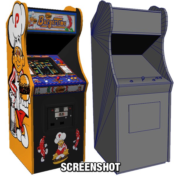 1982 arcade real time 3d model