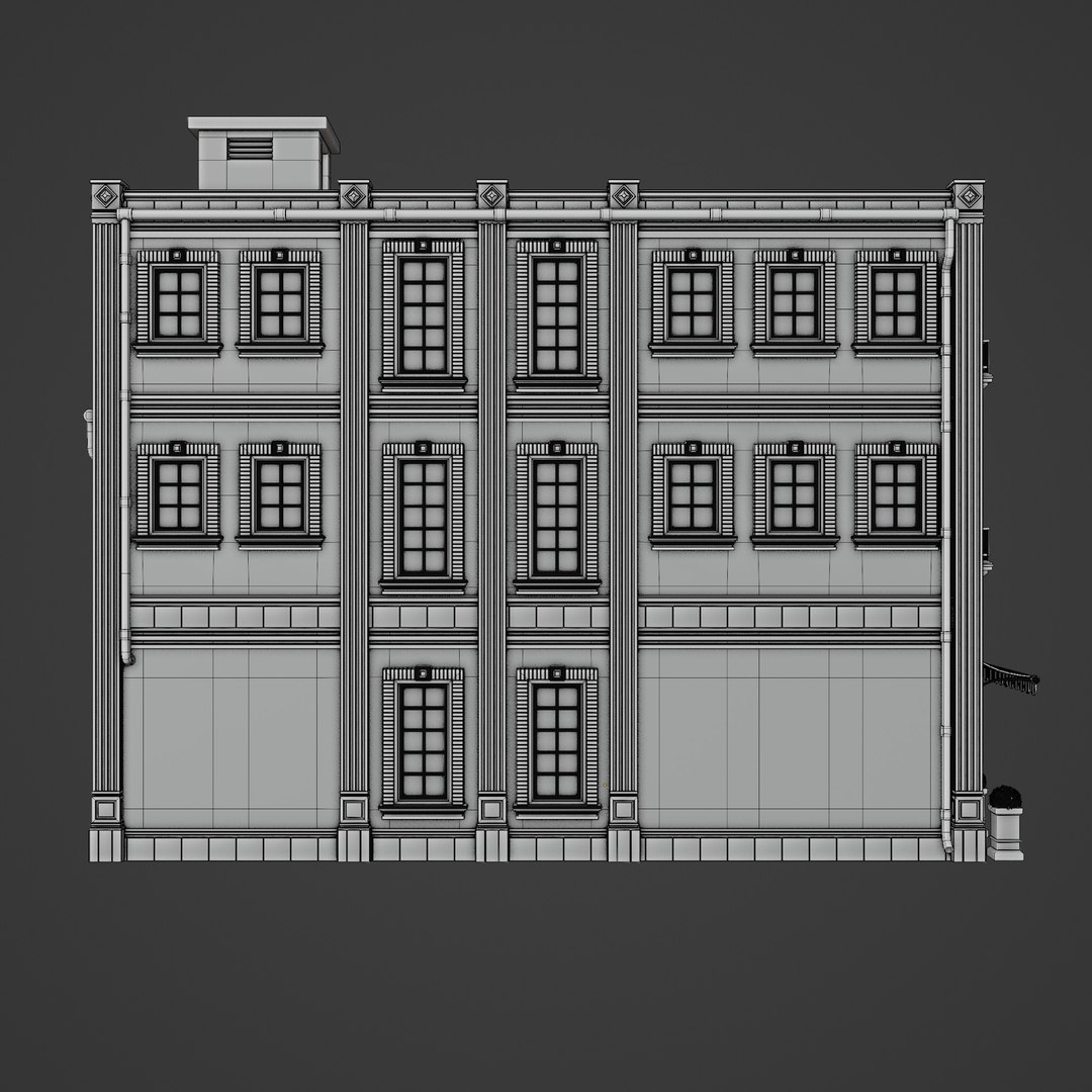 3D URBAN OLD BUILDING HORROR 5 Model - TurboSquid 2220580