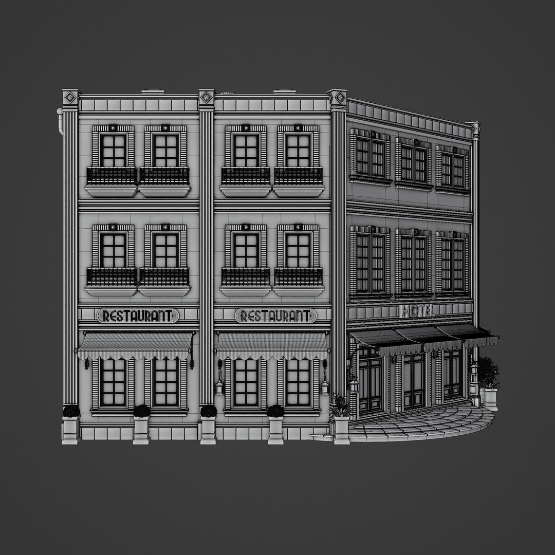 3D URBAN OLD BUILDING HORROR 5 Model - TurboSquid 2220580