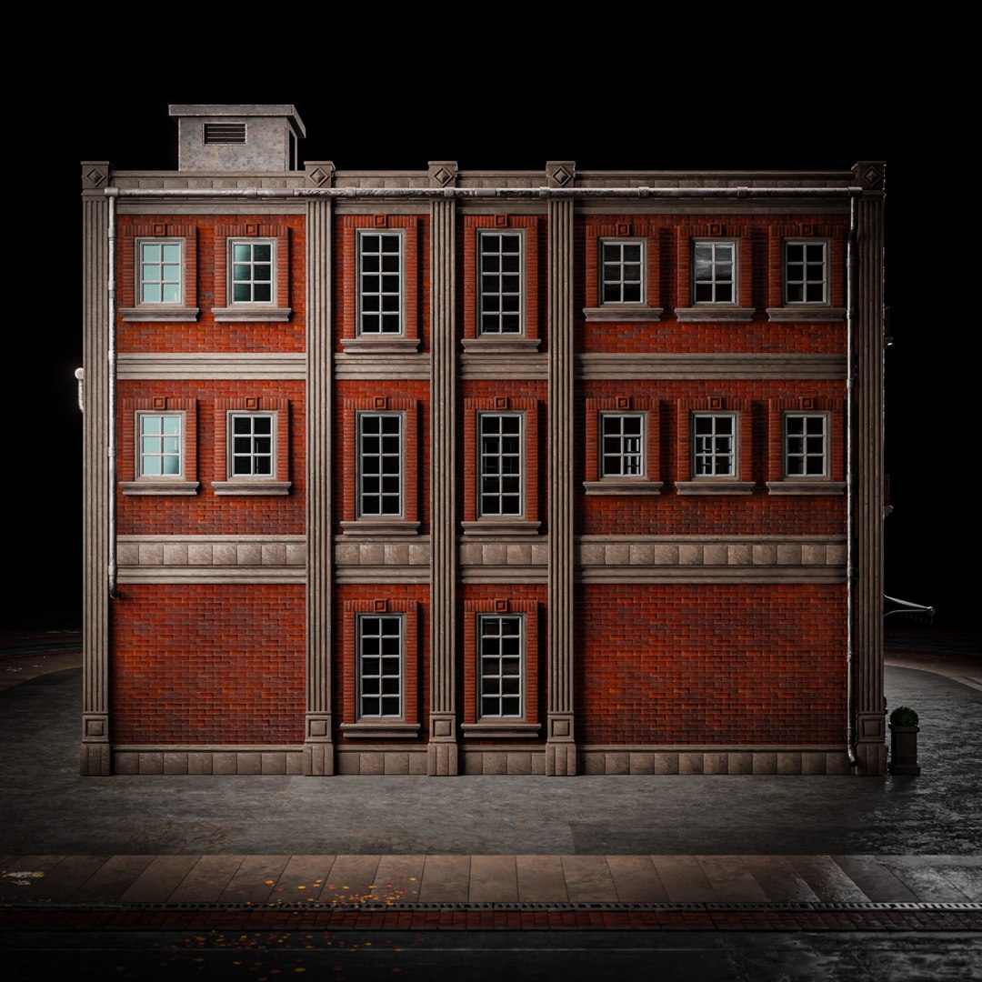 3D URBAN OLD BUILDING HORROR 5 Model - TurboSquid 2220580