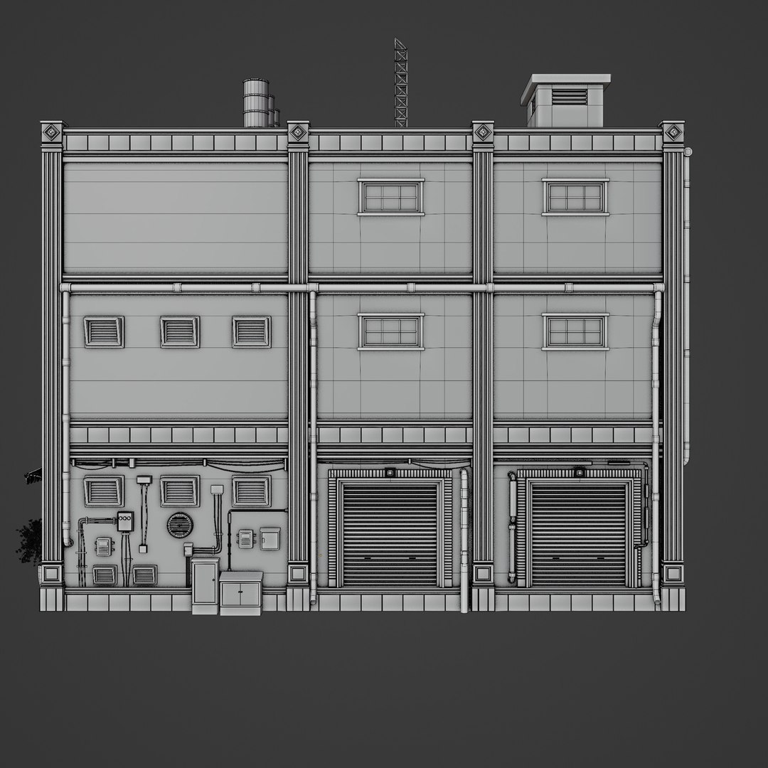 3D URBAN OLD BUILDING HORROR 5 Model - TurboSquid 2220580
