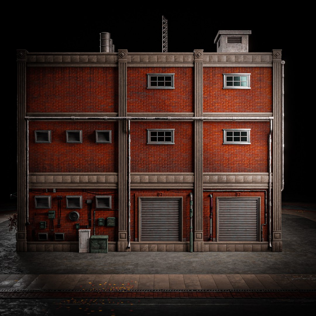 3D URBAN OLD BUILDING HORROR 5 Model - TurboSquid 2220580