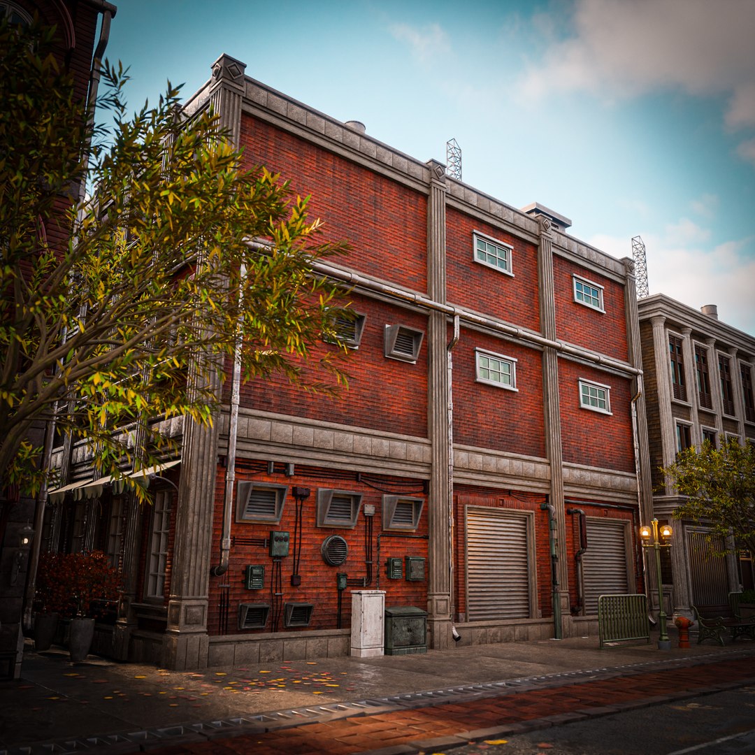 3D URBAN OLD BUILDING HORROR 5 Model - TurboSquid 2220580
