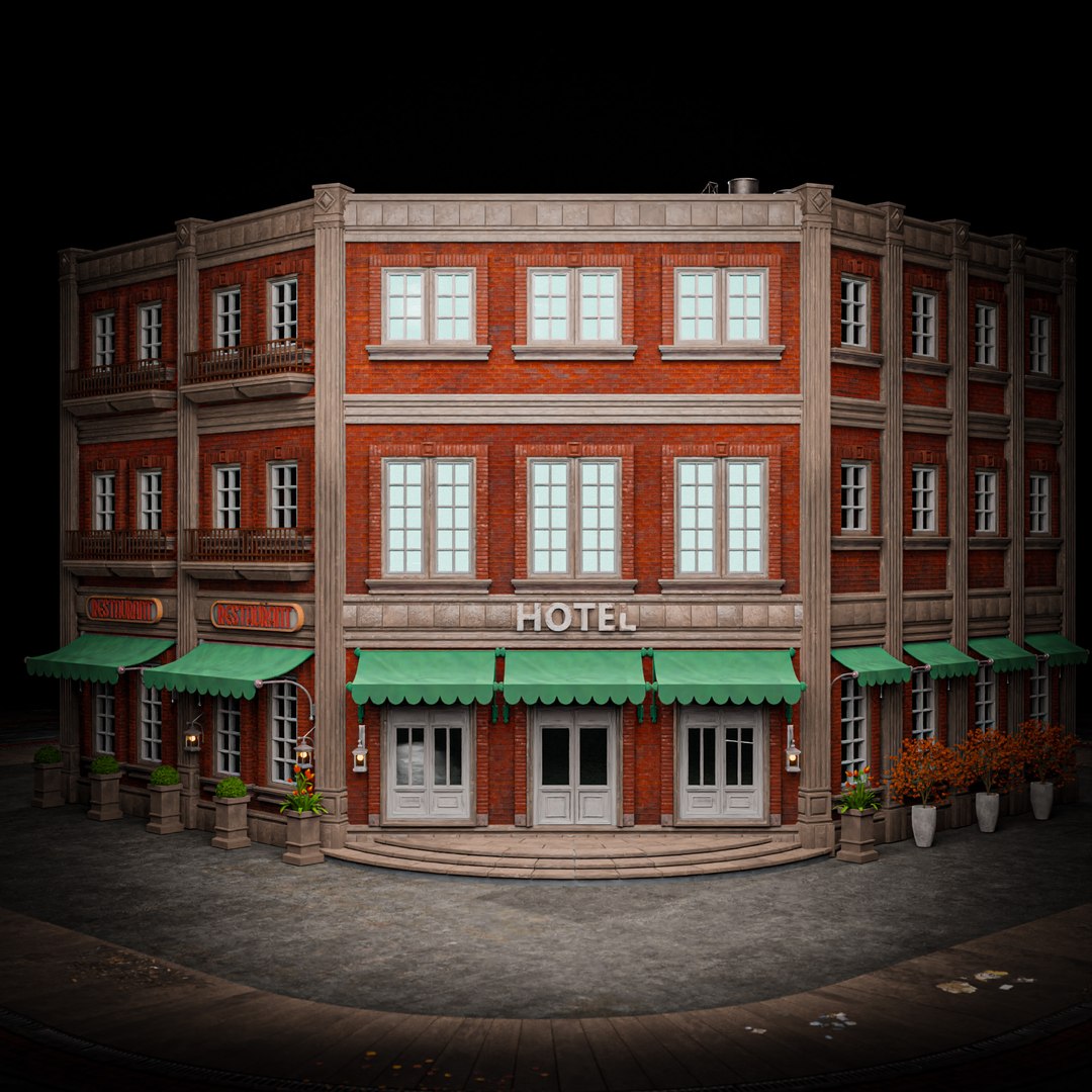 3D URBAN OLD BUILDING HORROR 5 Model - TurboSquid 2220580
