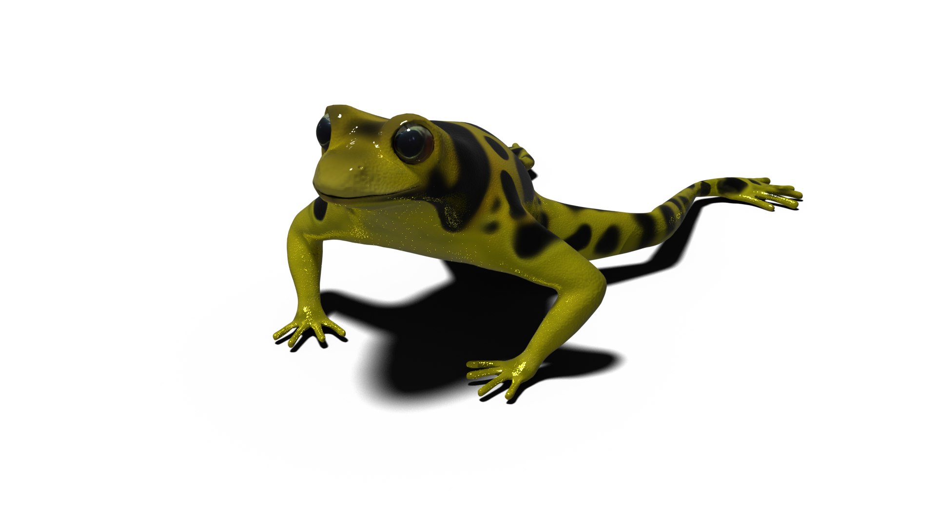 3D blender frog - TurboSquid 1227885