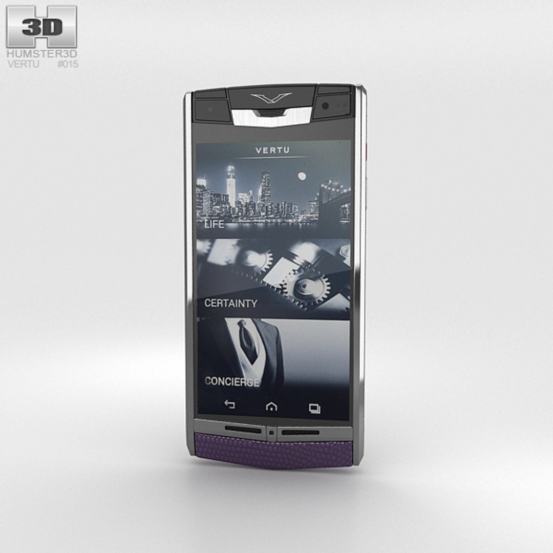 Vertu signature touch 3D model - TurboSquid 1261316
