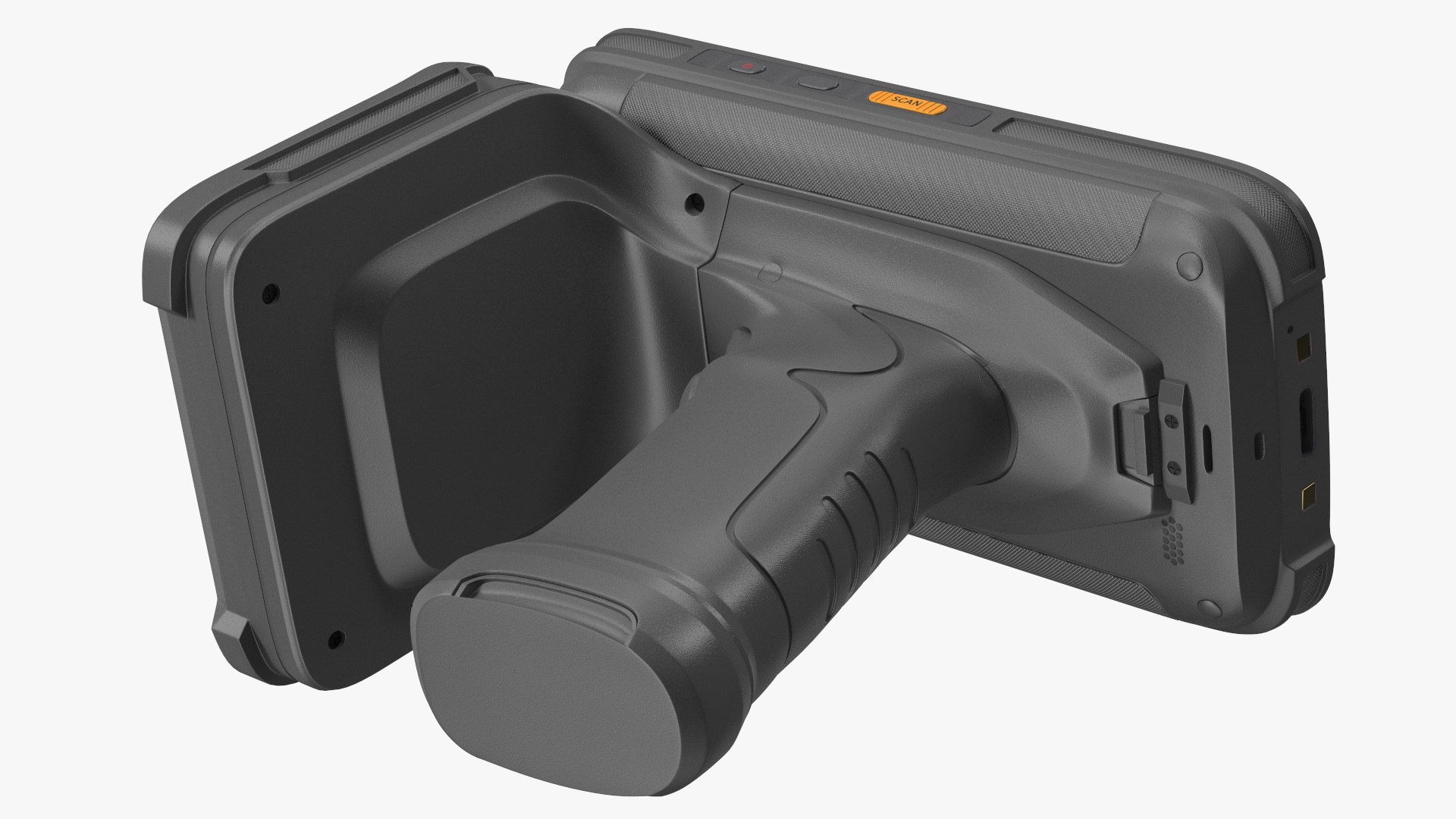 Wireless RFID Scanner with Barcode Reader 3D model - TurboSquid 2063615