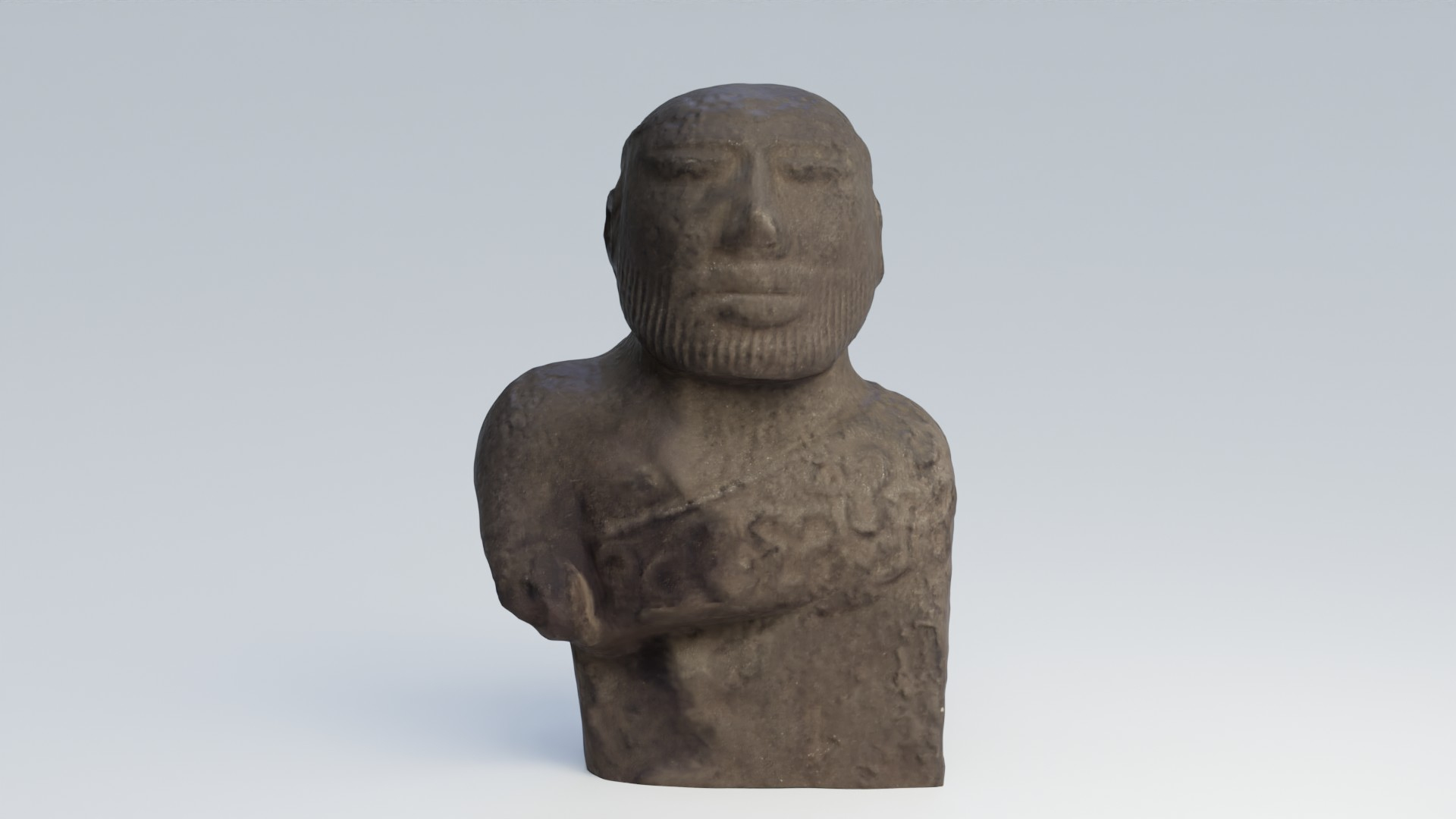 3D Tribal Broken Statue - TurboSquid 1853075