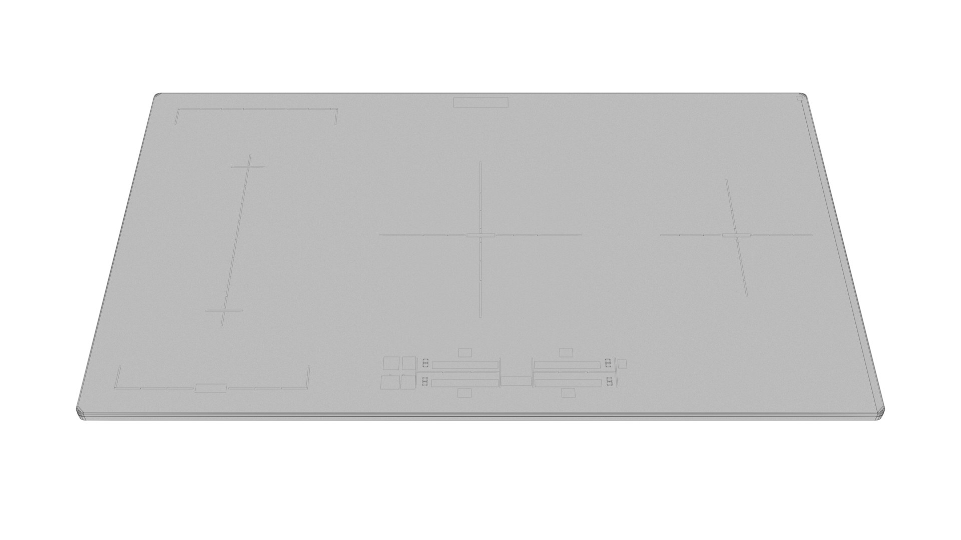 Westinghouse Induction Cooktop 3D Model - TurboSquid 1980318