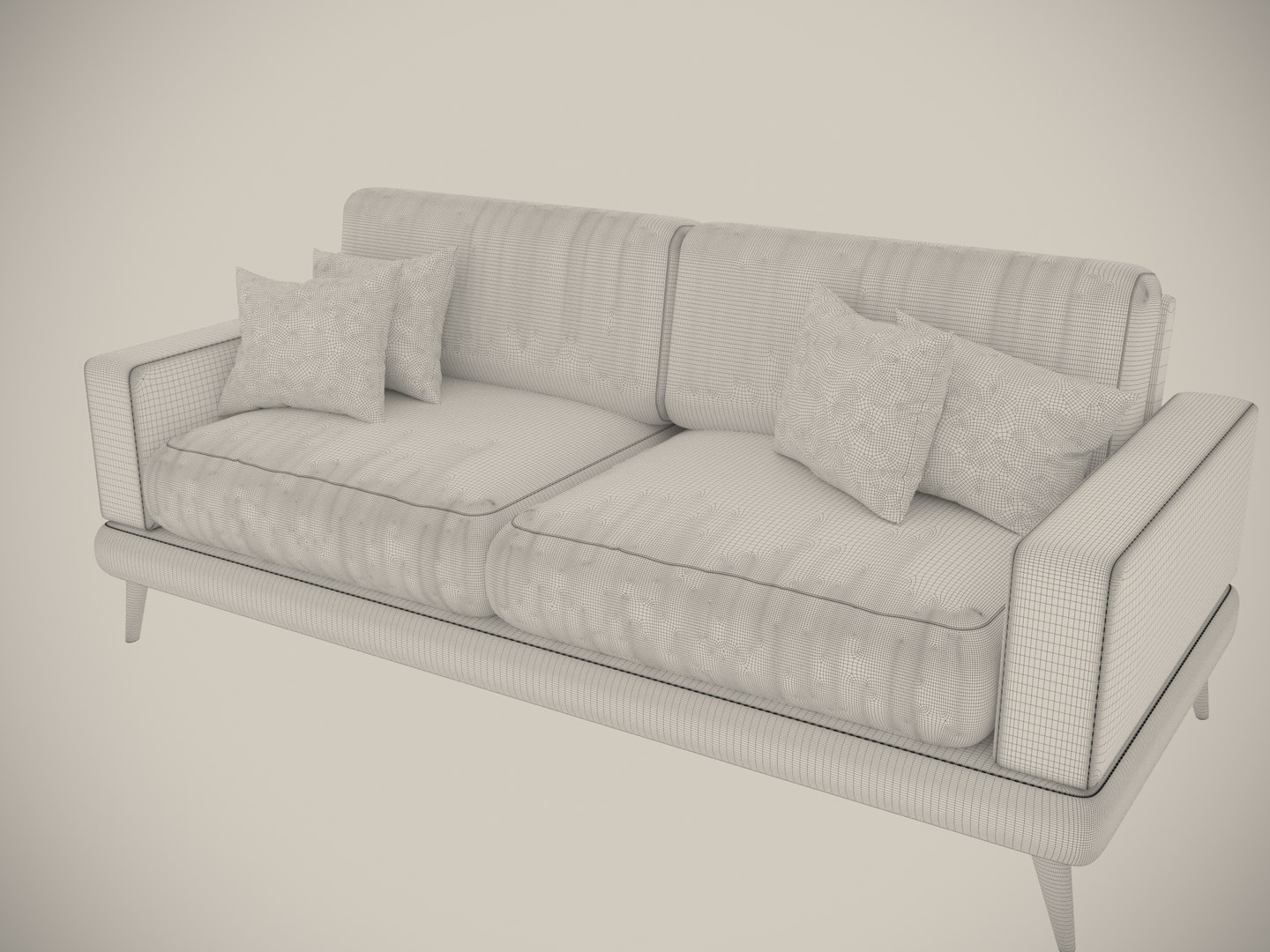 Low Poly Simple Modern Sofa 3D model - TurboSquid 1947079