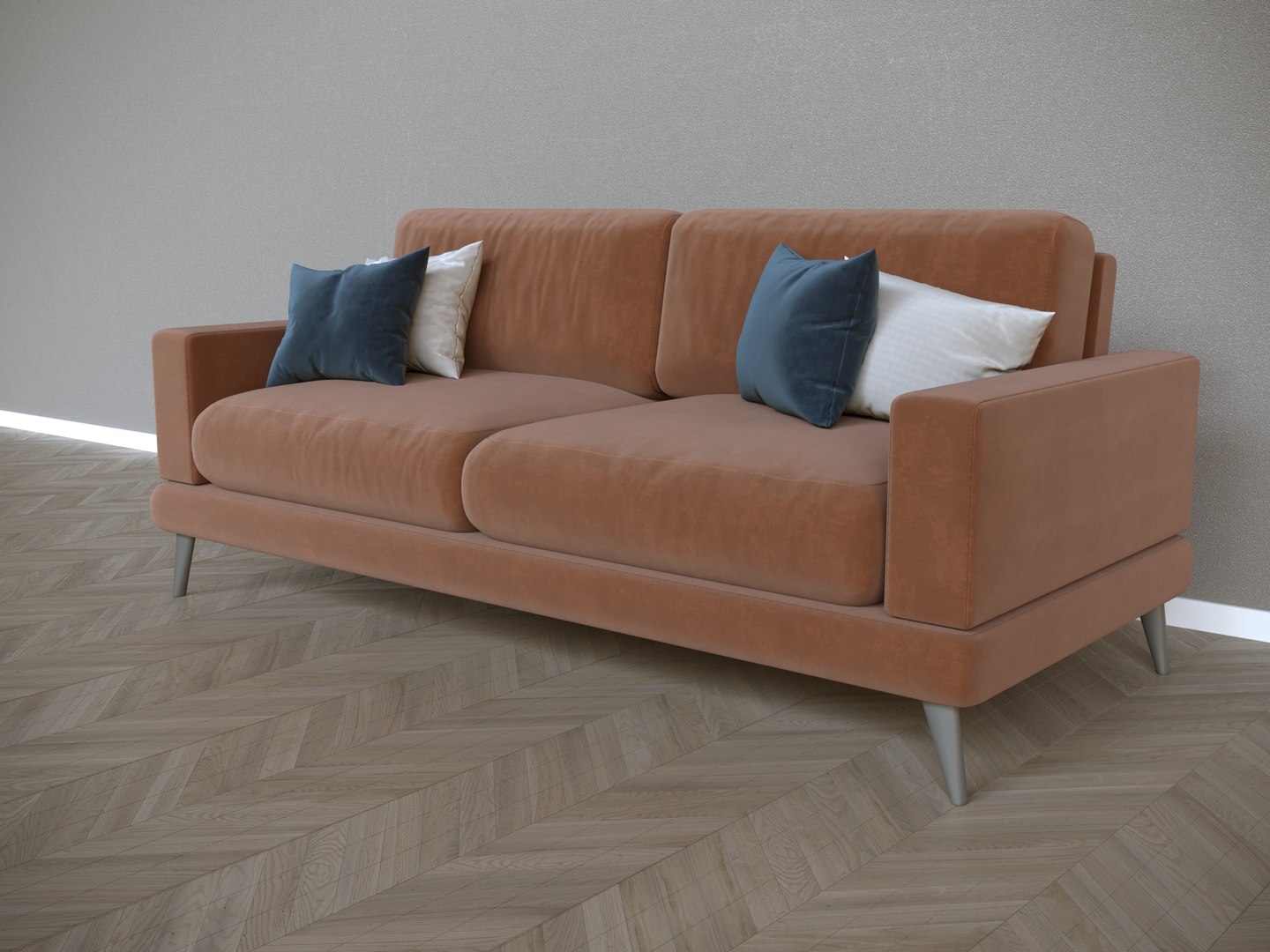 Low Poly Simple Modern Sofa 3D model - TurboSquid 1947079