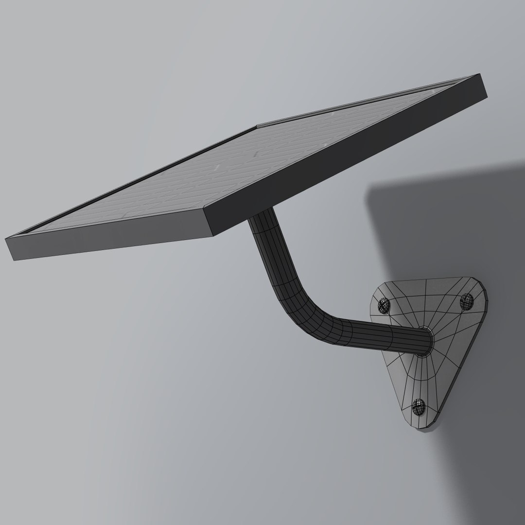 wall mounted solar panel max