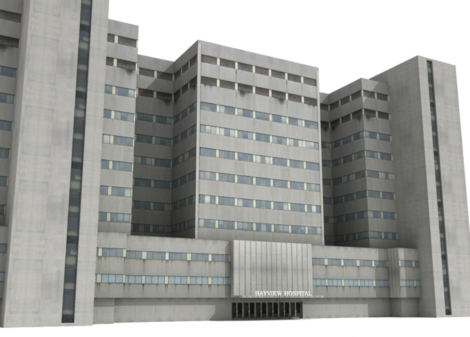 Hospital Building 3d Max