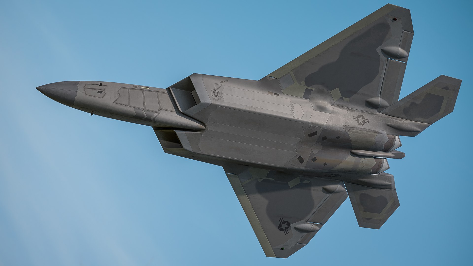 3D Lockheed Martin F-22 Raptor Rigged - TurboSquid 2342224