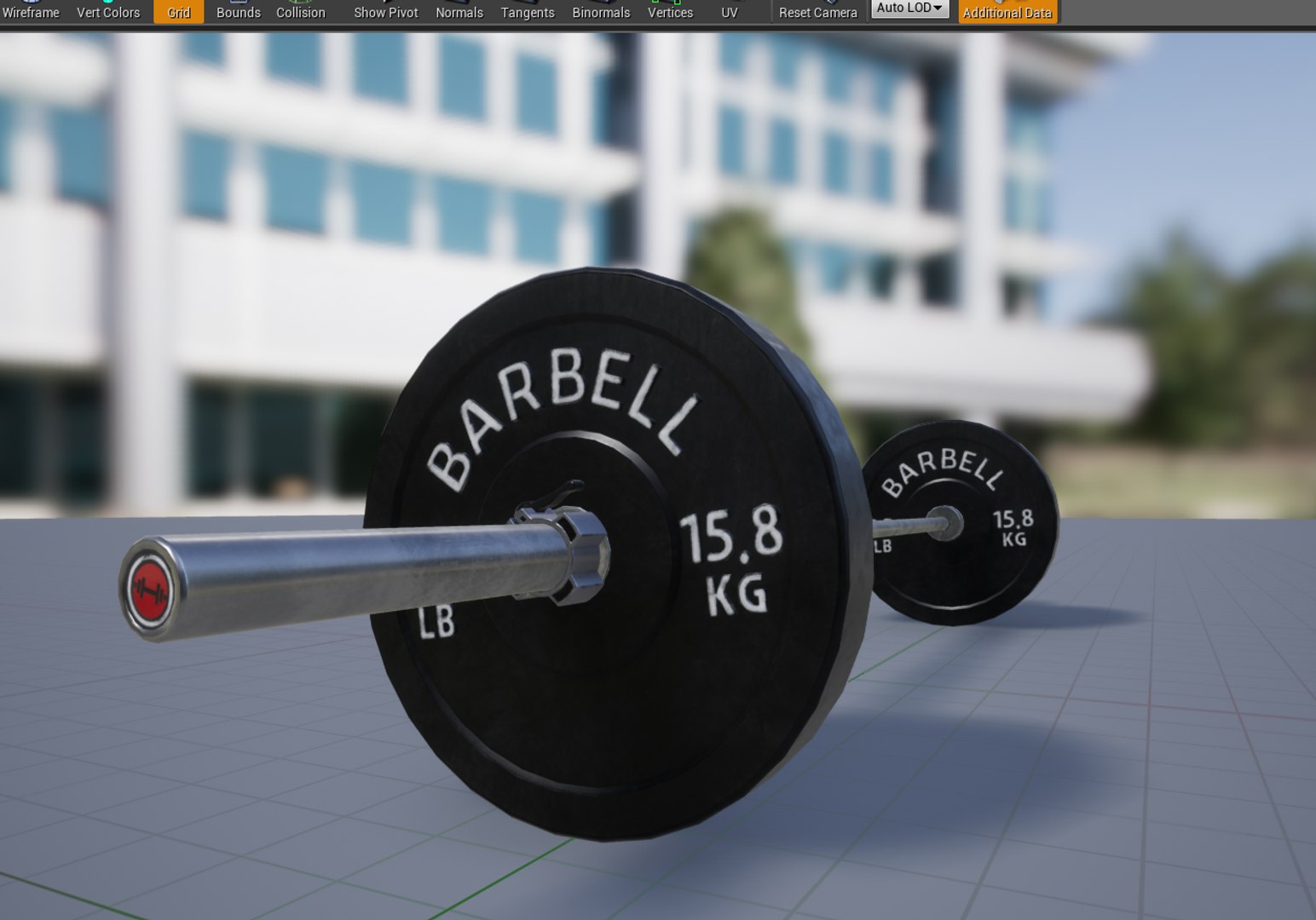 Crossfit barbell bar 3D - TurboSquid 1263131