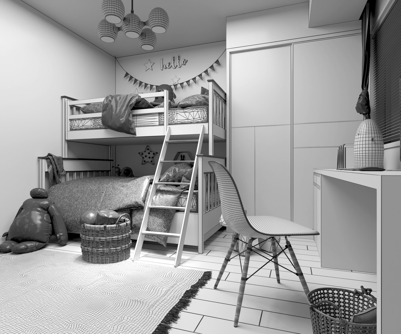 Children Room 3D Model - TurboSquid 2523501