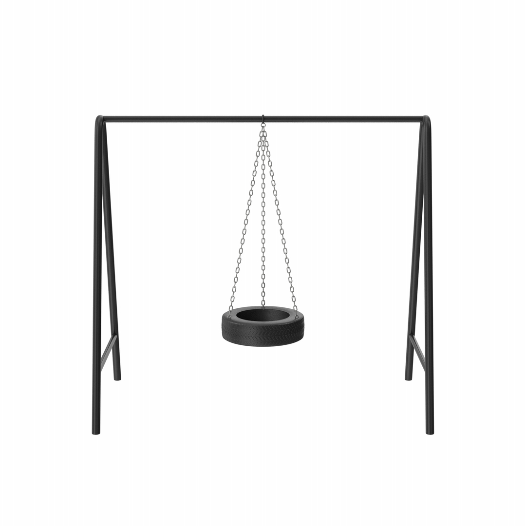 3D Playground Tire Swing Model - TurboSquid 2194657