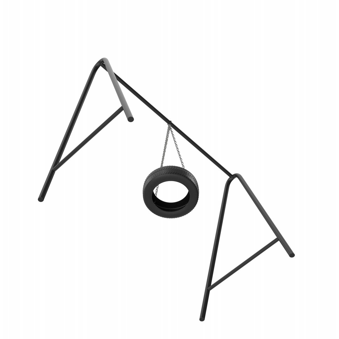 3D Playground Tire Swing Model - TurboSquid 2194657