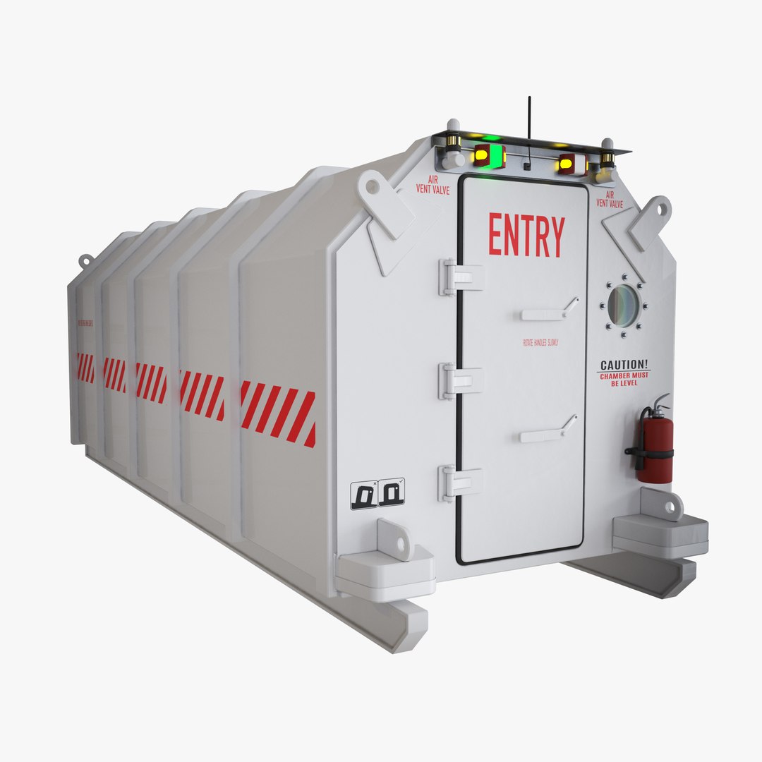 Refuge chamber rescue 3D model - TurboSquid 1809418