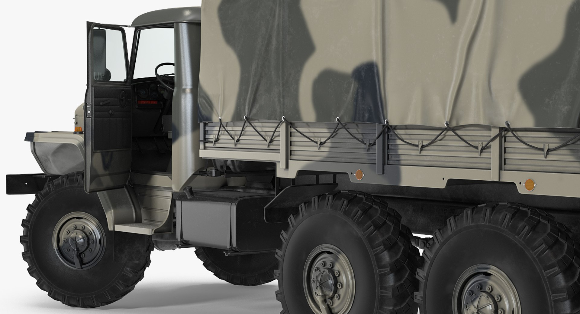 Military truck ural 4320 model - TurboSquid 1194408