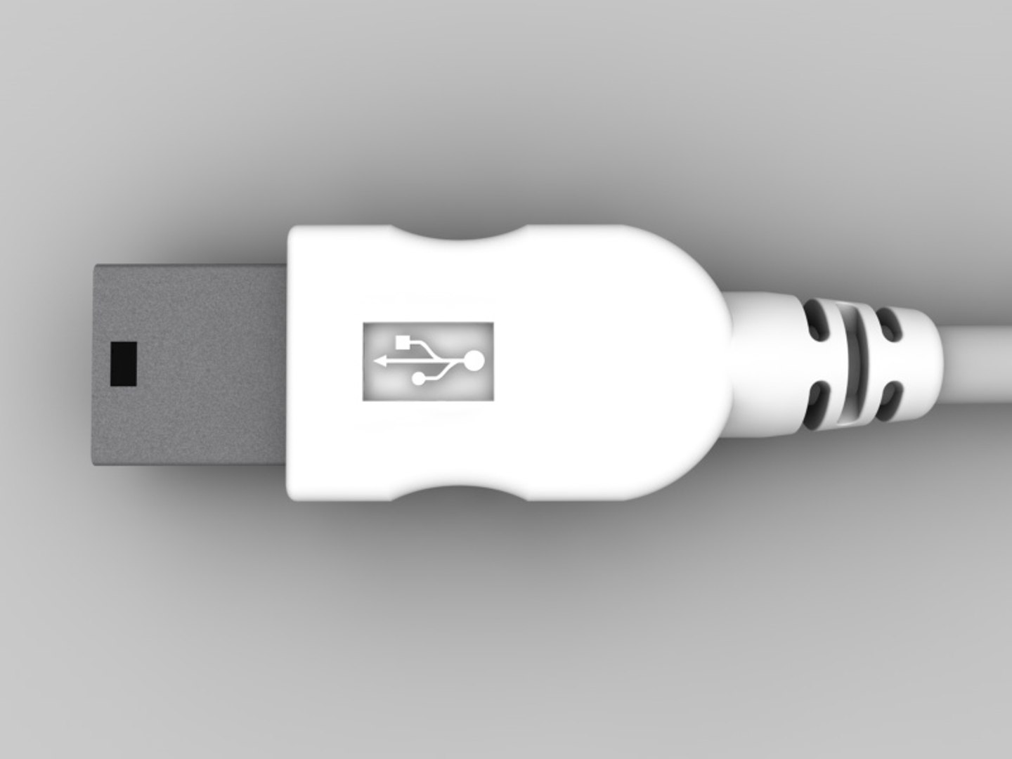 Mini Usb B 3d Model