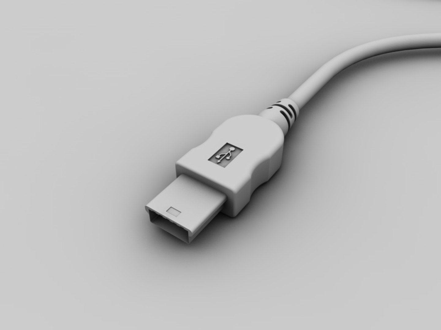 Mini Usb B 3d Model