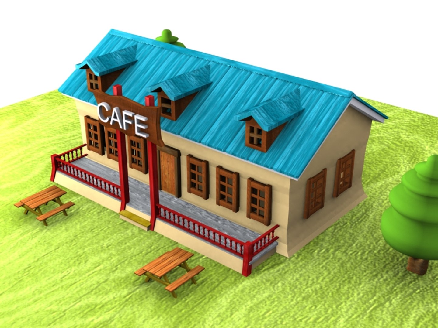 Cartoon Cafe Toon 3ds