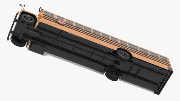 modelo 3d Autobús escolar antiguo aparejado - TurboSquid 2145676