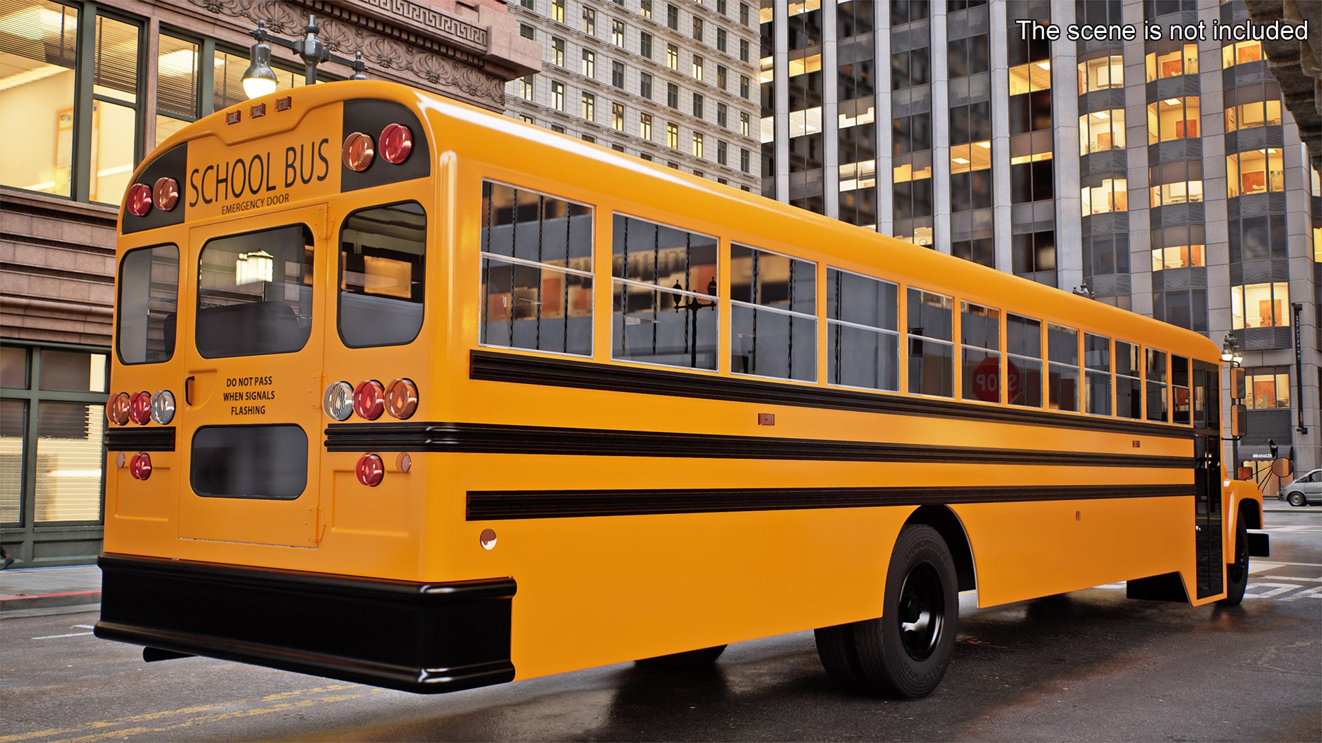 Old School Bus Rigged 3D model - TurboSquid 2145676