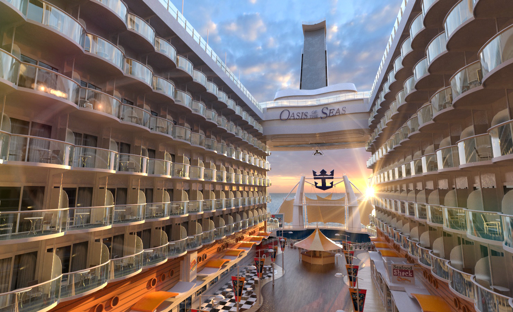 Oasis class cruise ship 3D model - TurboSquid 1334040