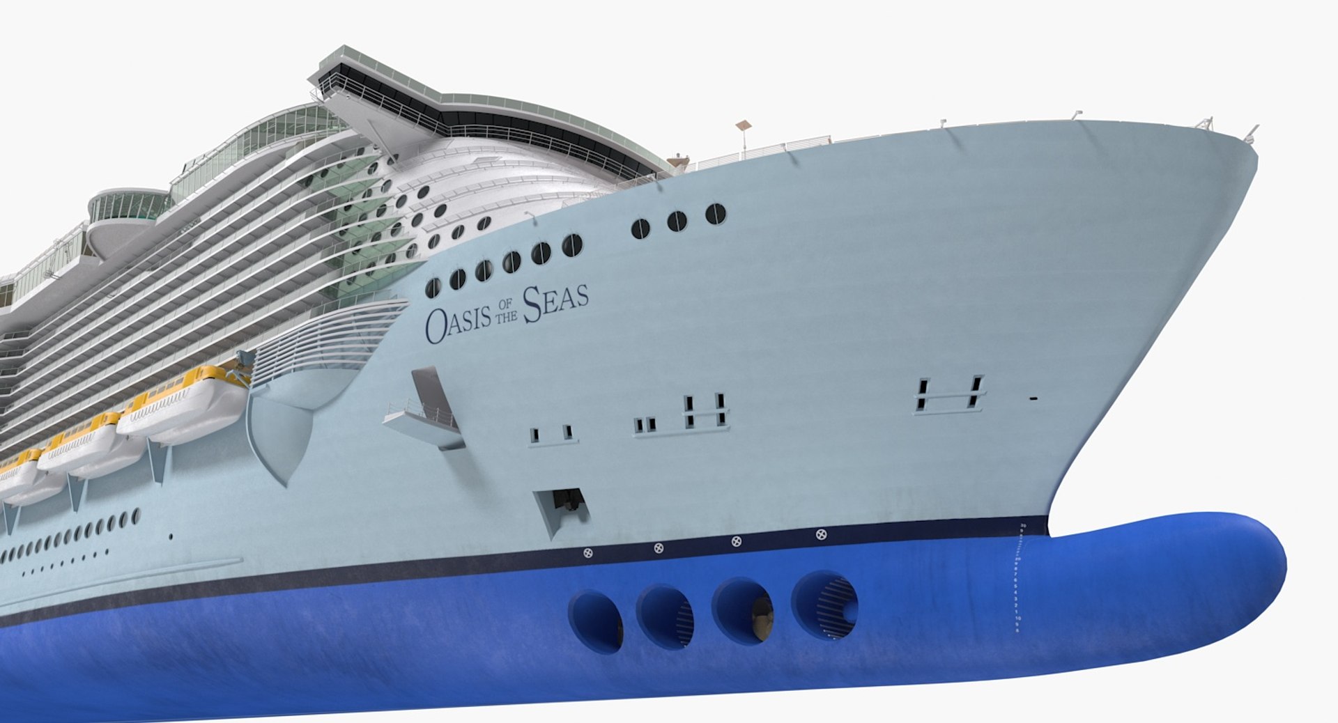 Oasis class cruise ship 3D model - TurboSquid 1334040