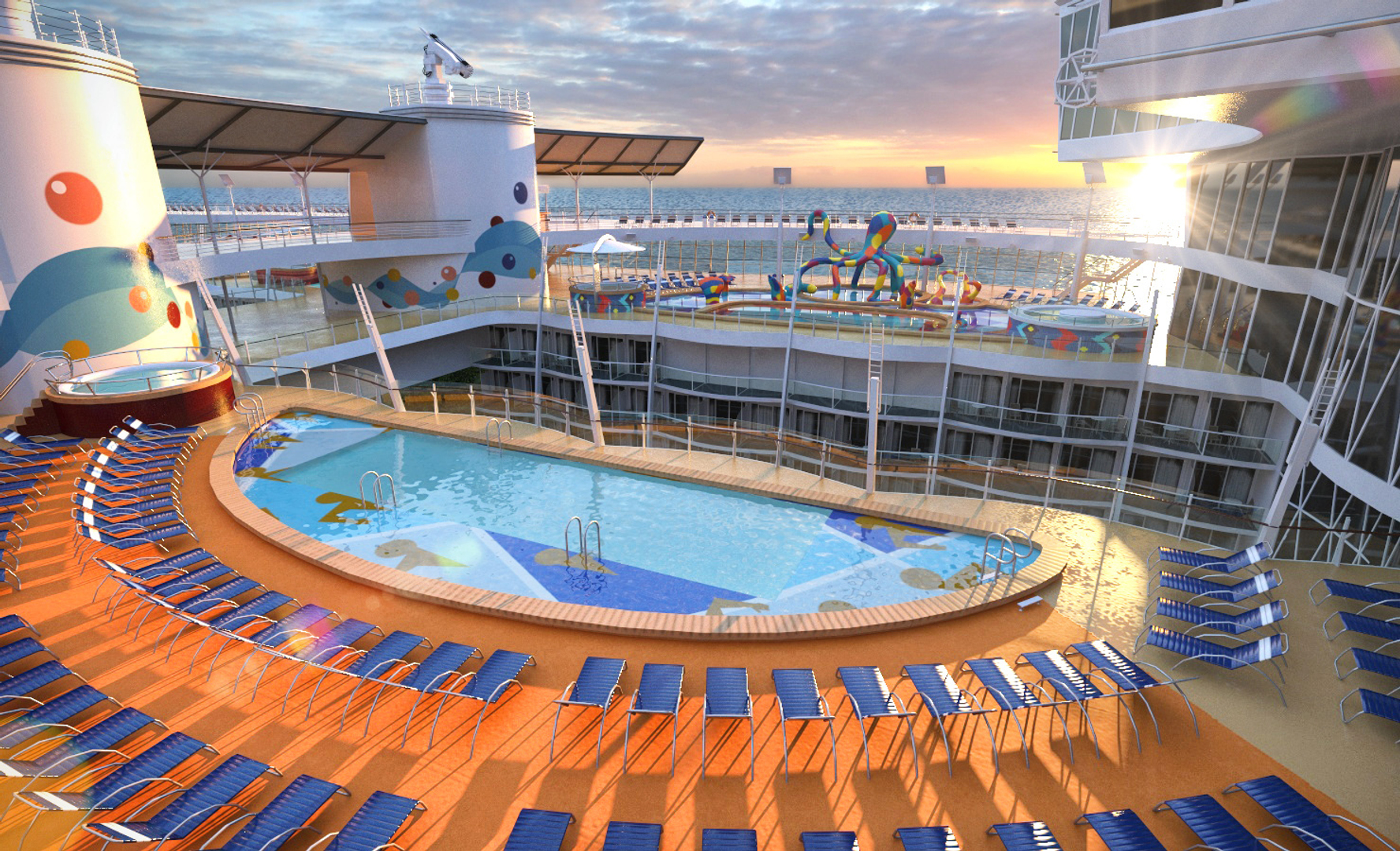 Oasis class cruise ship 3D model - TurboSquid 1334040