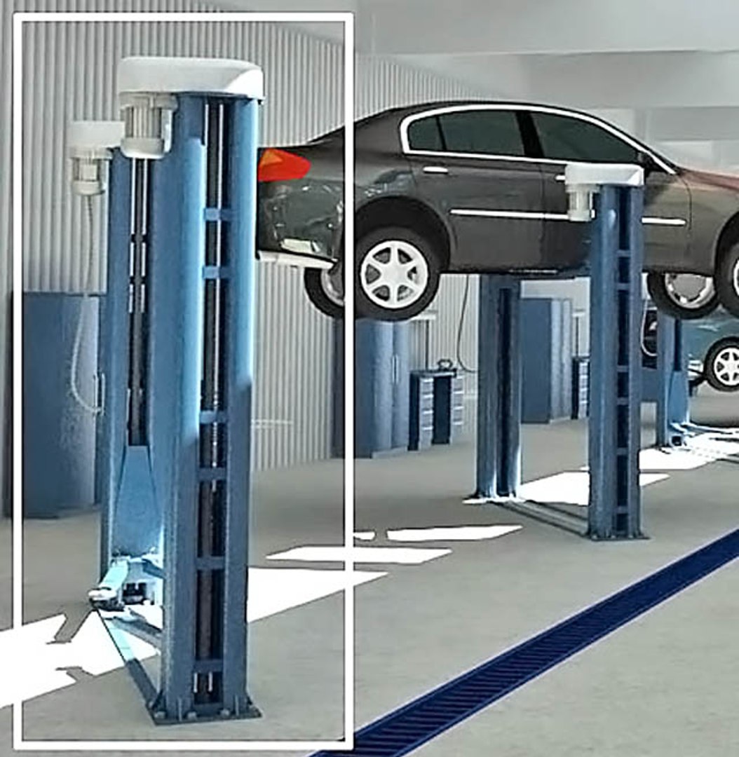 Car Elevator 3d Model