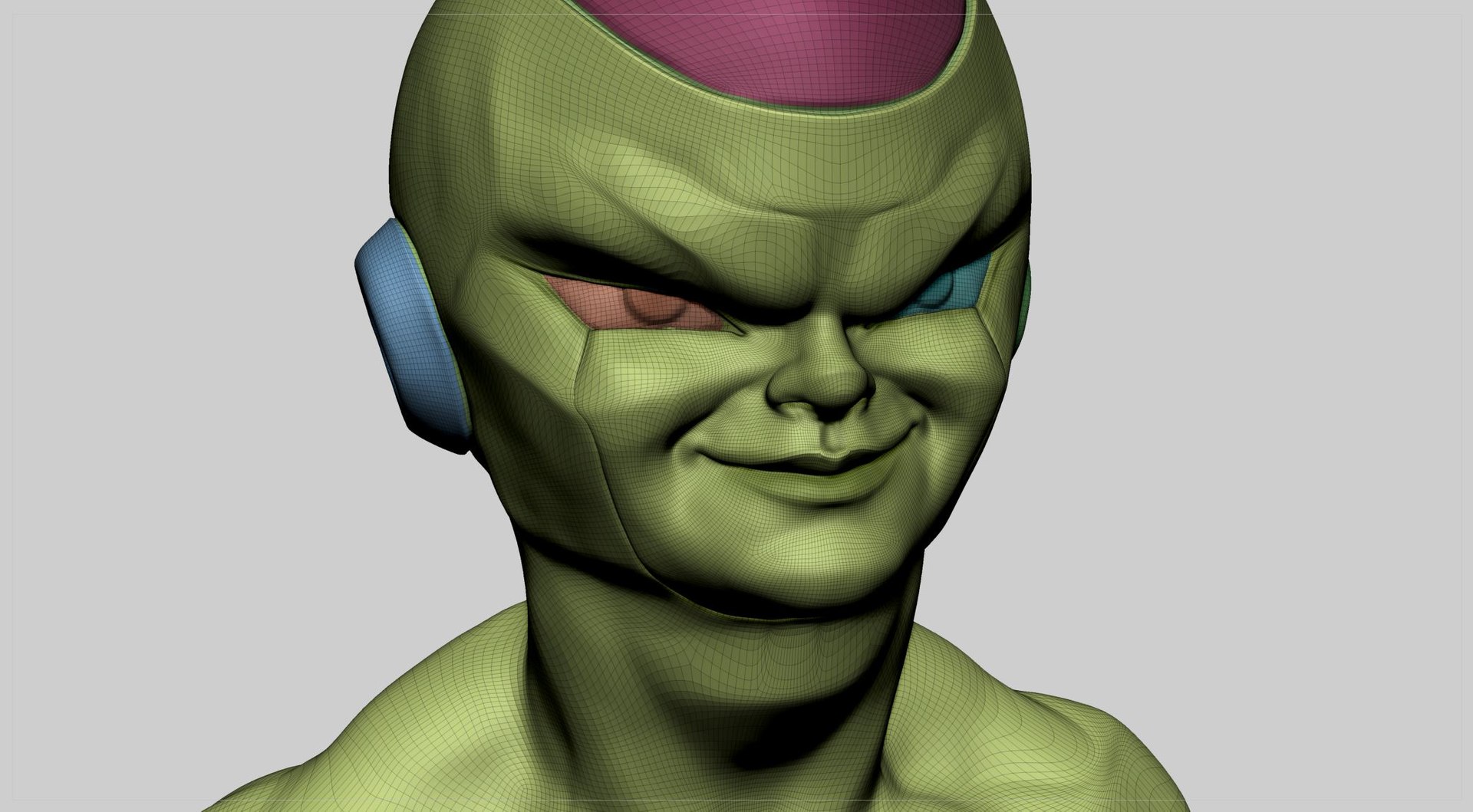Frieza Head Ztl 3D Model - TurboSquid 1701238