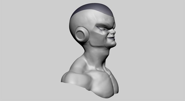 Frieza head ztl 3D model - TurboSquid 1701238