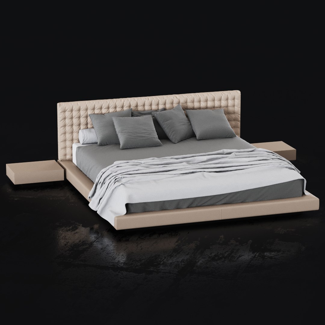 bed cinova valencia 3d model