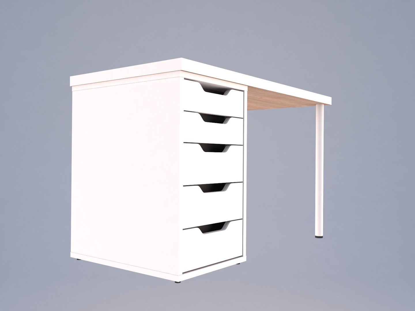 Ikea Linnmon Alex 3D - TurboSquid 1441715