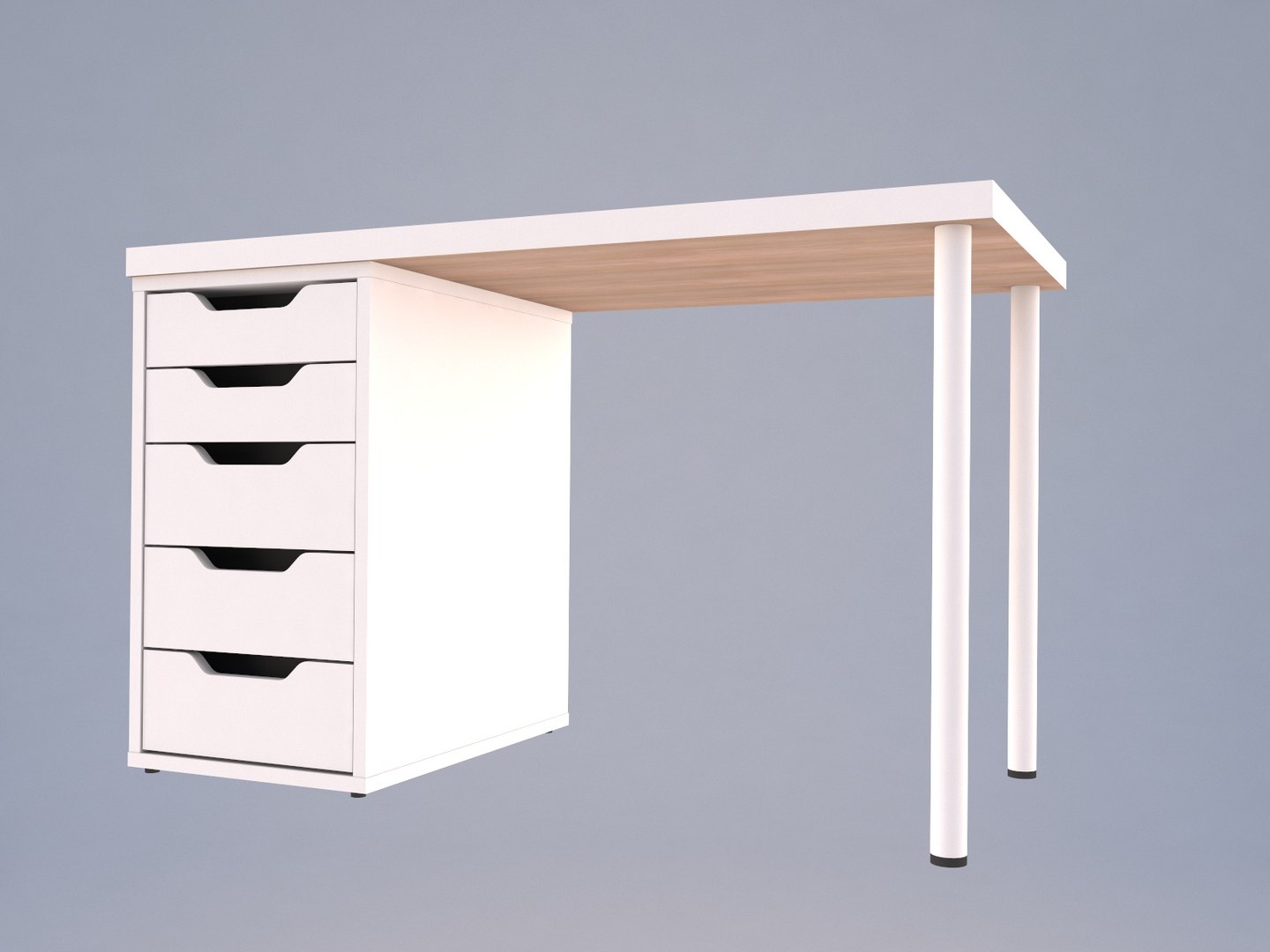Ikea Linnmon Alex 3D - TurboSquid 1441715